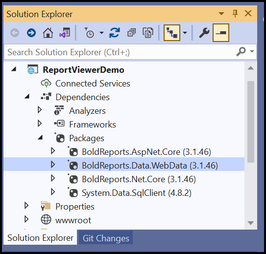 Configure Data Source Extensions Core Report Viewer