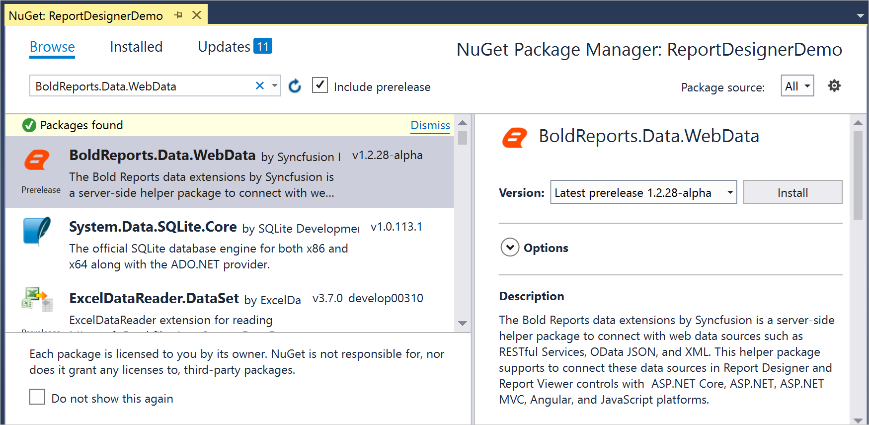 Configure Data source Extensions | Core designer Configure Data source Extensions | Core designer