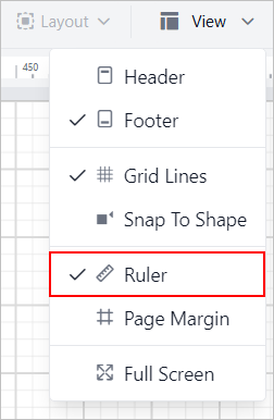 Working with Rulers | Bold Reports Designer ASP.NET Core
