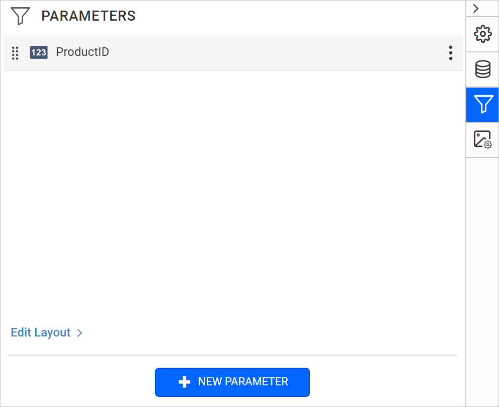 Delete a report parameter | Bold Reports React