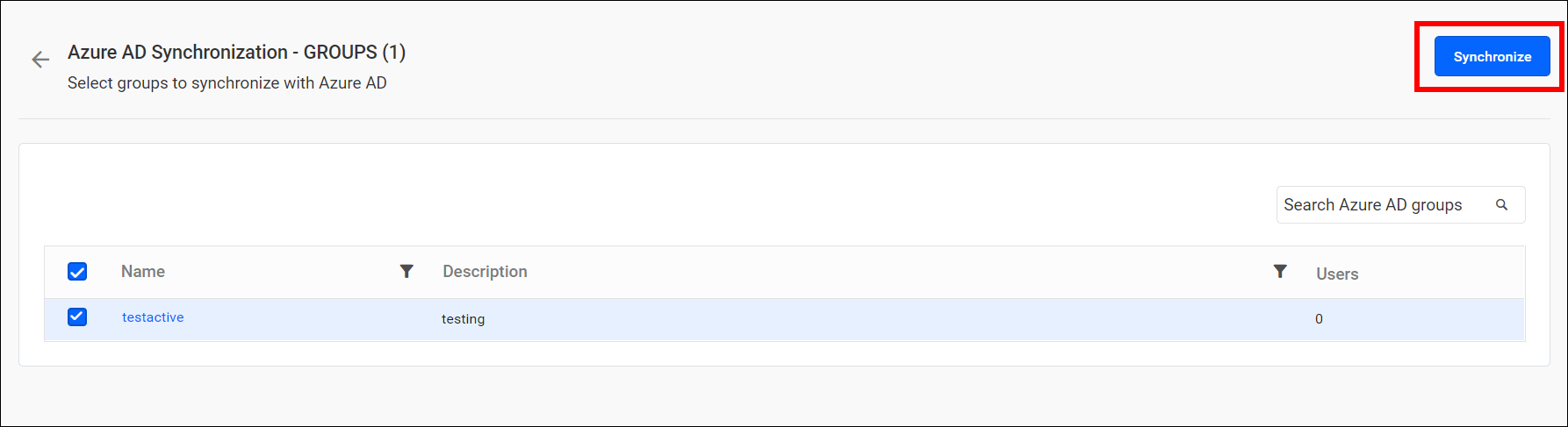 Limit the user/group Synchronization | Bold Reports