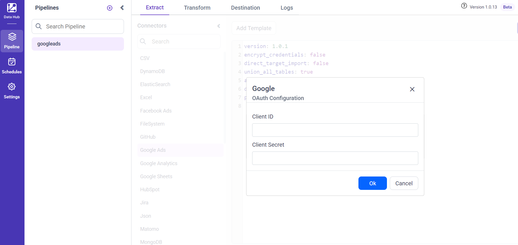 Google Ads ETL/Bold Data Hub Connector – Bold Data Hub